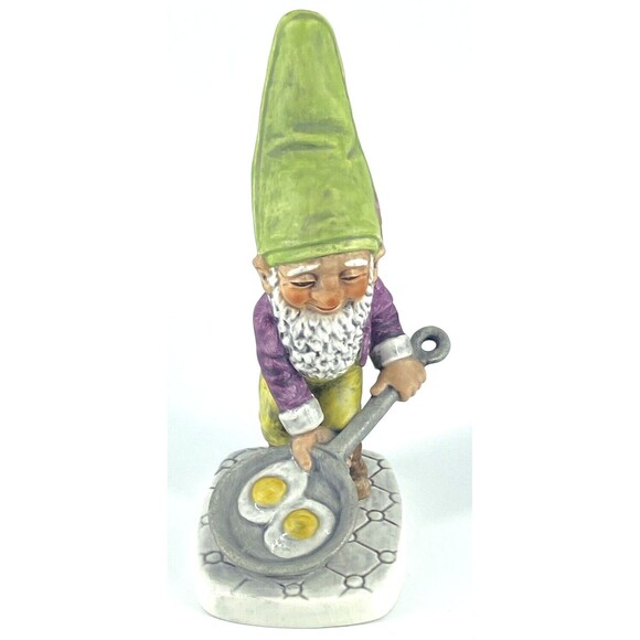 Goebel | Accents | Vtg Goebel Coboy Gnome Bit The Bachelor Frying Eggs ...